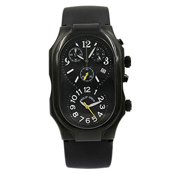 Watch Philip Stein Mens [Free Shipping] Philip Stein Signature Black ...