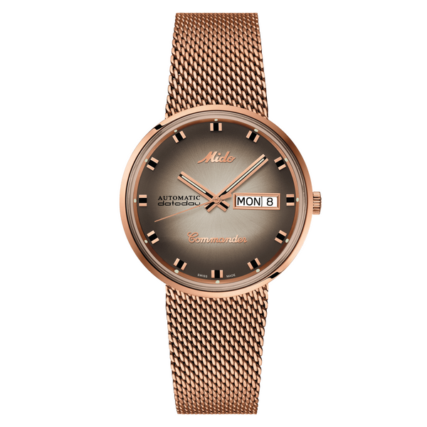 Mido Commander Shade Rose Gold (M8429.3.23.11) Market Price | WatchCharts