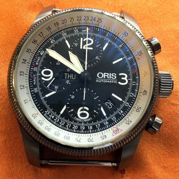 FS: Oris X1 Big Crown Calculator (slide rule bezel) Chronograph ...