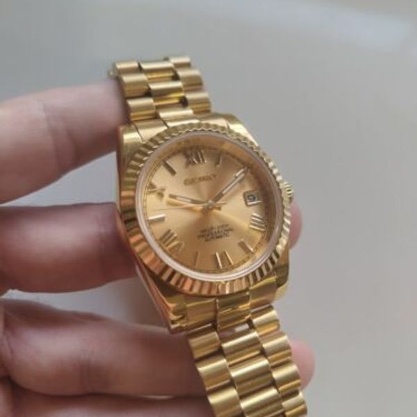 Seiko Mod President 36mm Gold | WatchCharts Marketplace