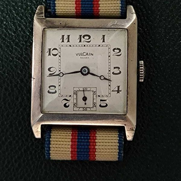 vintage vulcain ref 652 silver case very rare | WatchCharts Marketplace