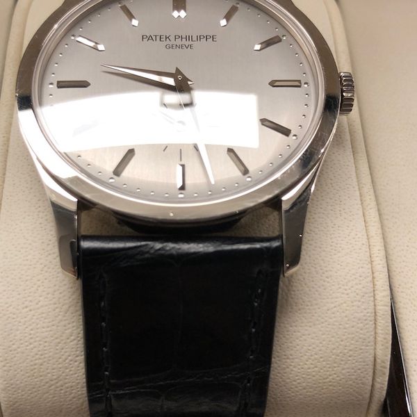 FS: Patek Philippe 5196G Calatrava 18K White Gold Manual Wind 2016 ...