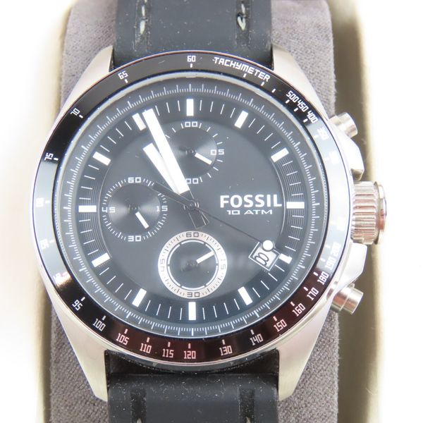 FOSSIL Dexter Black Dial Chronograph Men's Watch CH2573 44MM ...