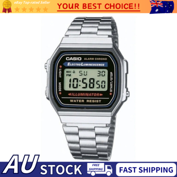 GENUINE- CASIO Retro Classic Unisex Digital Steel Bracelet Silver AU HOT SALE | WatchCharts ...