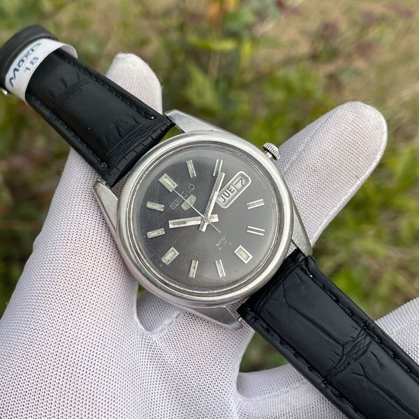 Vintage Seiko 5 Automatic 21 jewels Made in Japan Menâ s Watch 6319 ...