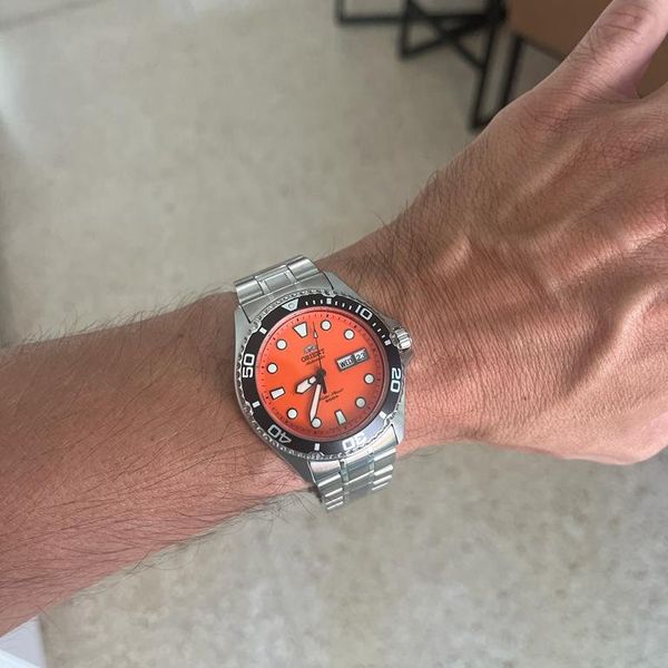 [$150 USD] Orient Ray- orange dial | WatchCharts Marketplace