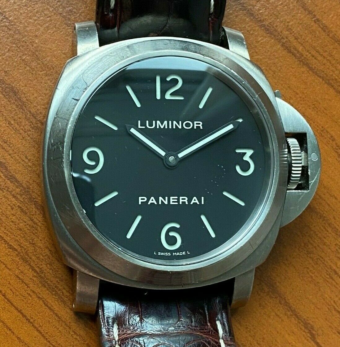 BROKEN PANERAI PAM 176 LUMINOR TITANIUM LIMITED EDITION 44 MM Watch 300 ...