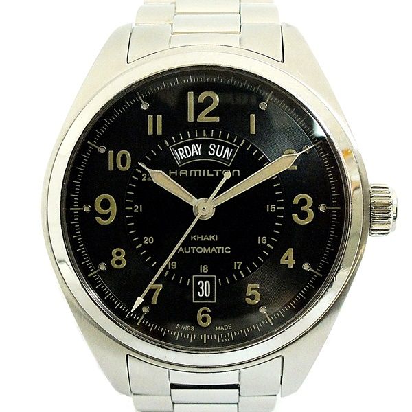 HAMILTON Hamilton H705050 Khaki Field Day Date Quartz Watch Men's [Free ...