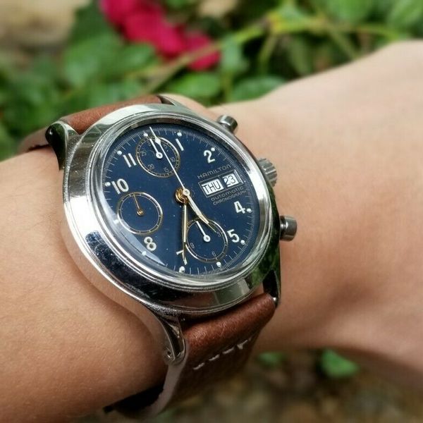 Hamilton Automatic Chronograph Reference 9941 Valjoux 7750 | WatchCharts