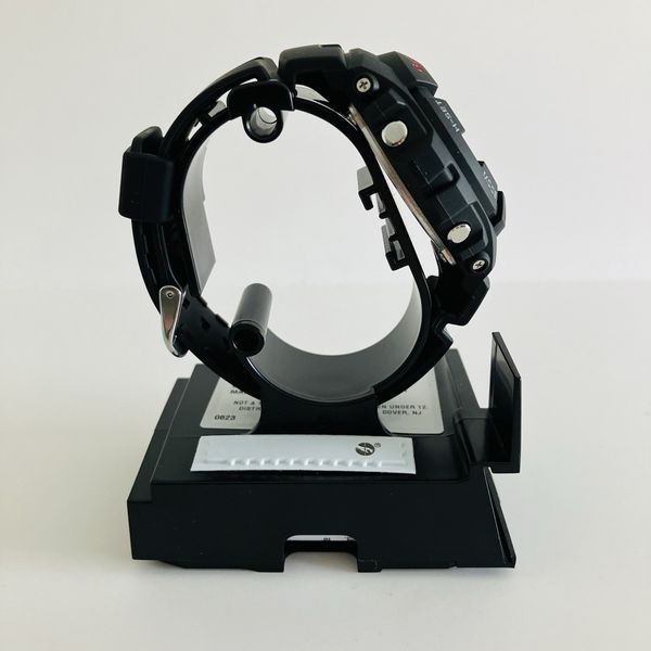Casio G100-1BVWT G-Shock Watch Digital/Analog Black Resin Band Red ...