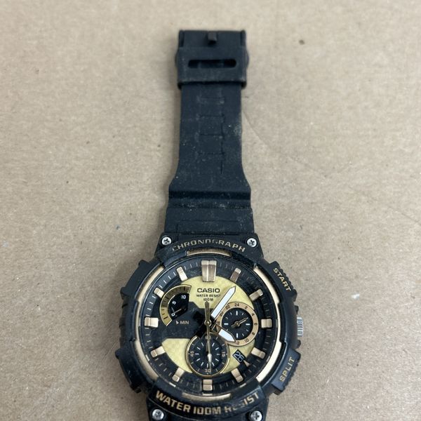 Casio MCW200H 5490. Men's Chronograph Watchâ Very Goodâ Needs Battery ...