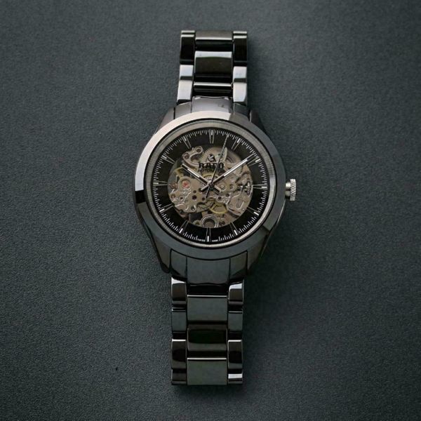 RADO HYPERCHROME AUTOMATIC BLACK CERAMIC MENS WATCH | WatchCharts ...