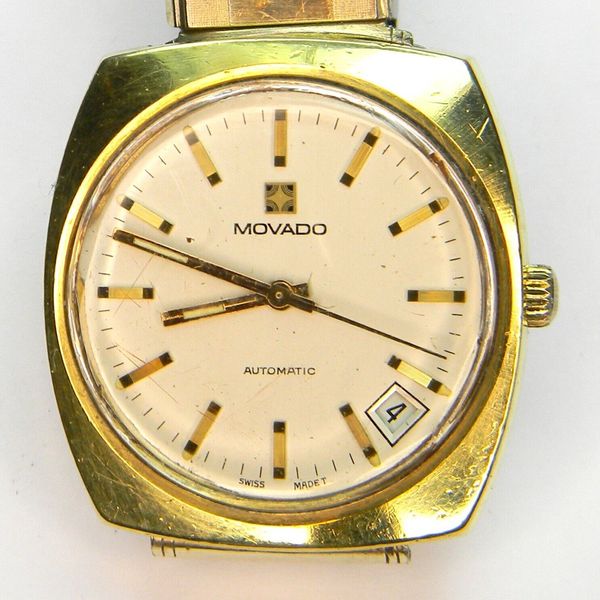 Movado Vintage Men's Wristwatch, Automatic, Calendar, 17 Jewel, for ...