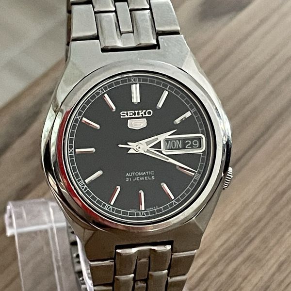 SEIKO 5 7S26-01T0 Automatic, 21 Jewels. Menâ s Watch, 36mm Face ...