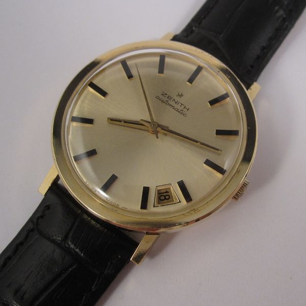 FS Zenith Automatic with date, cal 2552, 18K, immaculate condition ...