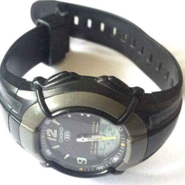 Casio HD Analog Digital Dual Time Quartz Watch 2747 HDC-600 ...