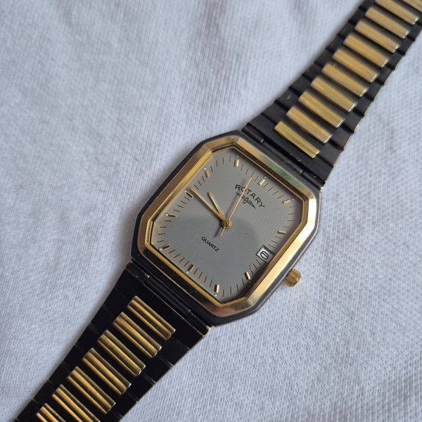 Mens Rotary Vintage Style Tank Watch | WatchCharts Marketplace