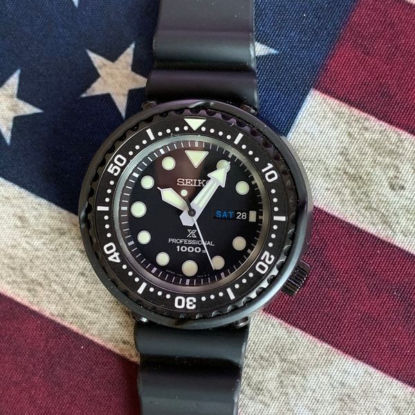[WTS] Seiko Darth Tuna SBBN047 Aug 2022 w/ extra Silver Shroud ...
