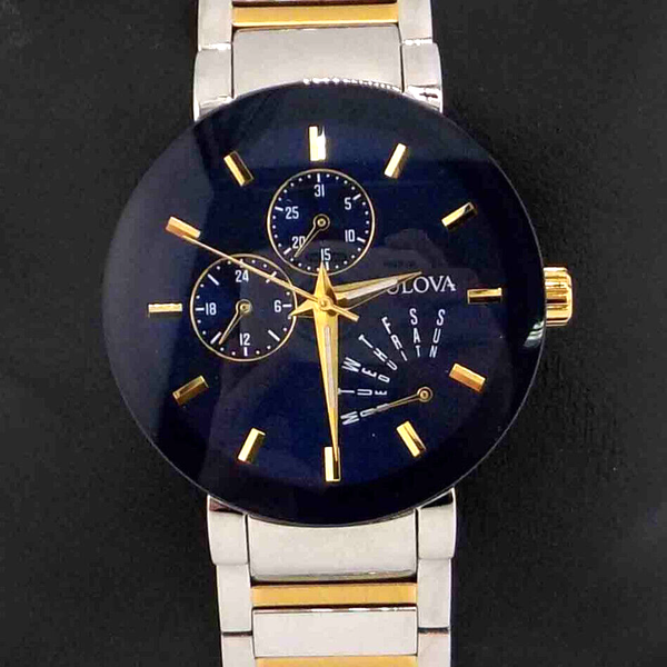 BULOVA FUTURO QUARTZ STAINLESS STEEL MEN'S WATCH 98C123 $495.00 ...