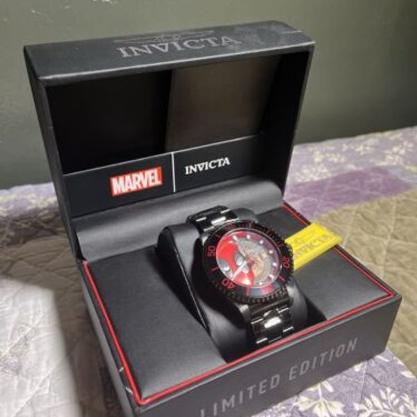 Invicta - Marvel - DEADPOOL - Automatic NH35A - Limited Edition -mens ...
