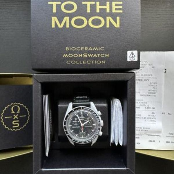 Swatch x Omega Moonswatch Mission To Moonshine Swiss Lantern SO33M102 ...