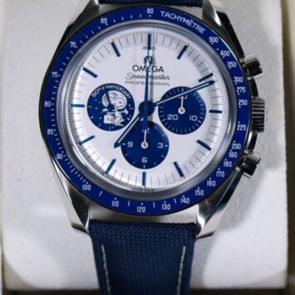 2024 Omega Speedmaster "Silver Snoopy" 50th Anniversary watch ...