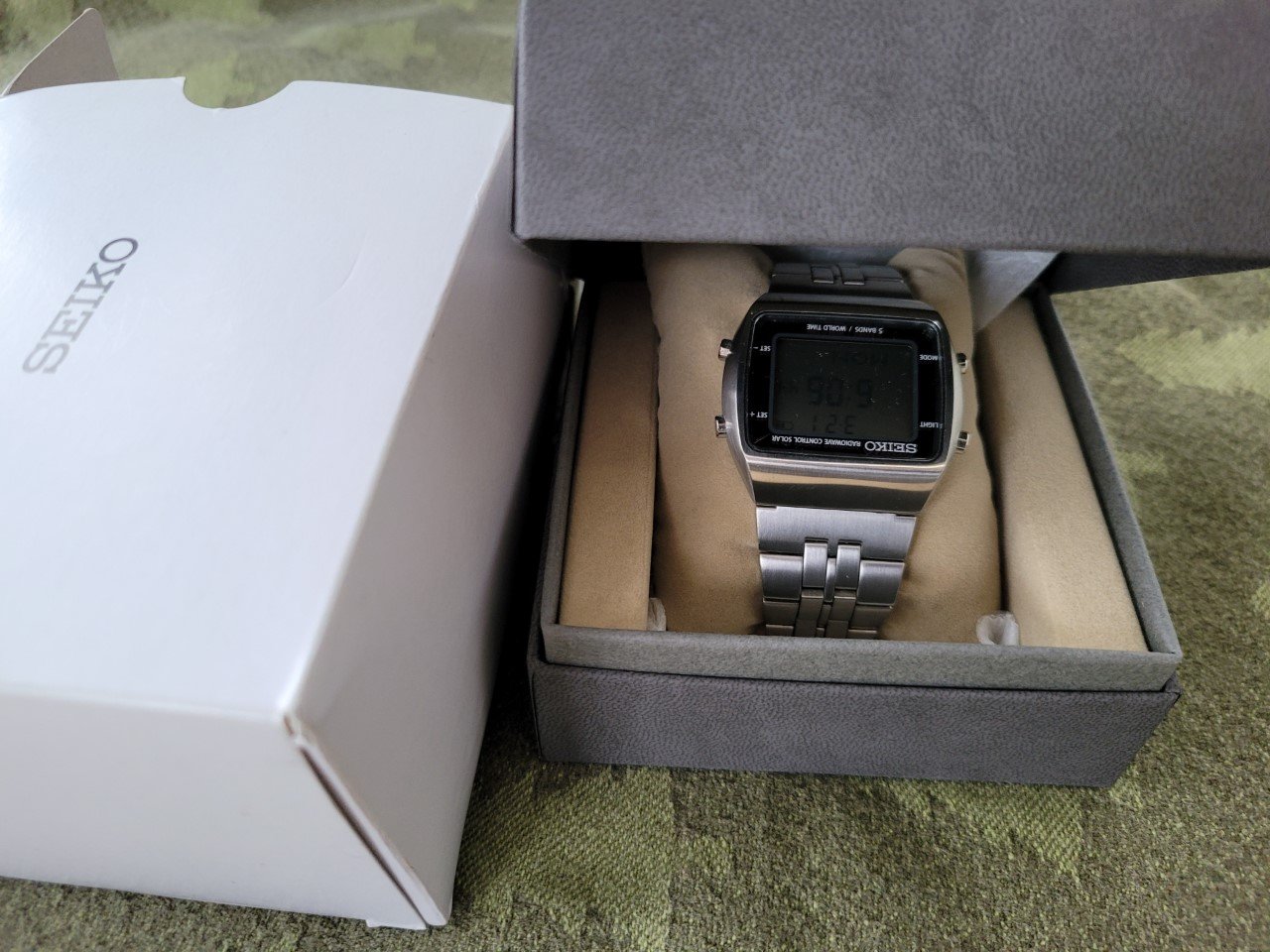 Seiko Spirit digital SBPG001 atomic solar vintage circa 2009 $395 shipped | WatchCharts