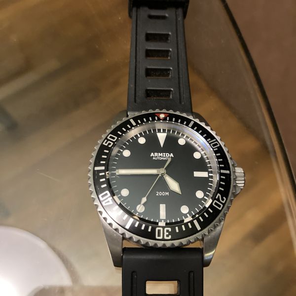 Armida A2 Mil Sub Black Dial No Date | WatchCharts Marketplace