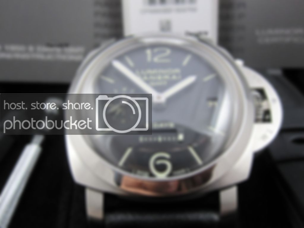 FS: Panerai PAM 233 1950 LUMINOR 8 DAYS GMT-STAINLESS STEEL-O SERIES ...