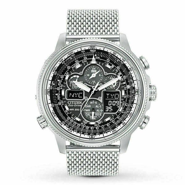 Citizen Navihawk UTC Eco-Drive Chronograph Men's Watch JY8030-83E ...