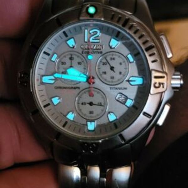 Citizen Titanium Eco-Drive Chronograph Men's Watch H500-S012031 HST ...