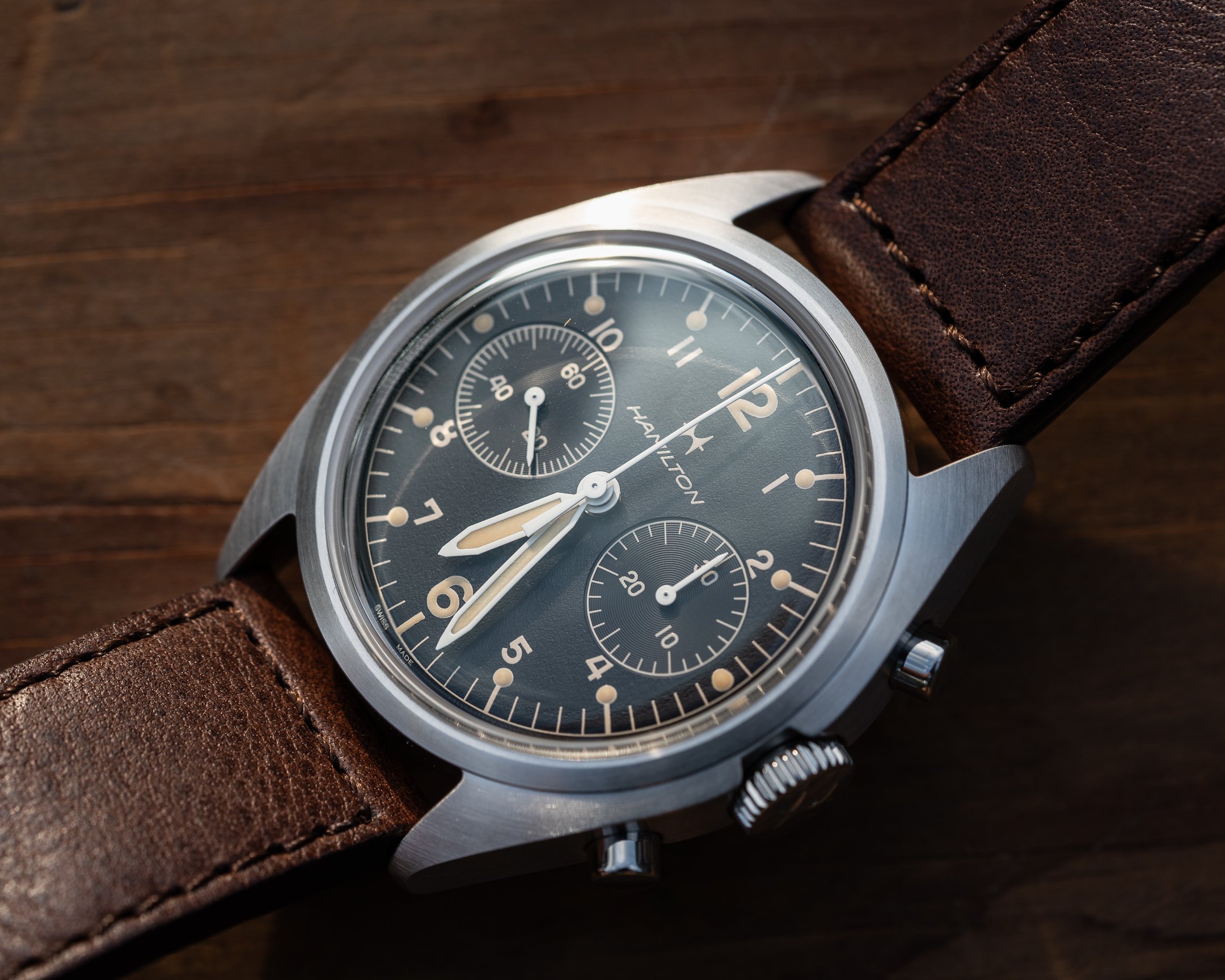 [$1,300 USD] Hamilton Khaki Aviation Pioneer Mechanical Chrono ...