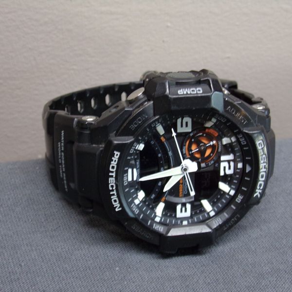 Men's CASIO "G-Shock" Hybrid Watch GA-100 w/ New Batteries - Works ...