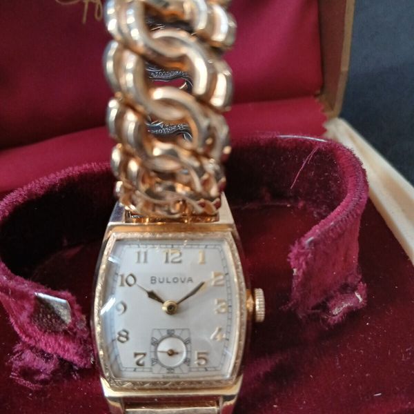 Vintage 1951 Bulova Maxim Mens Watch 7J 10BC movement w/ Original ...