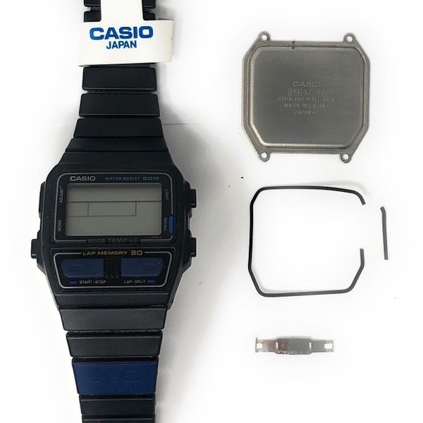 Vintage Casio Wide Temp LC Digital Watch Men 504 XC-30 Winter Sports ...
