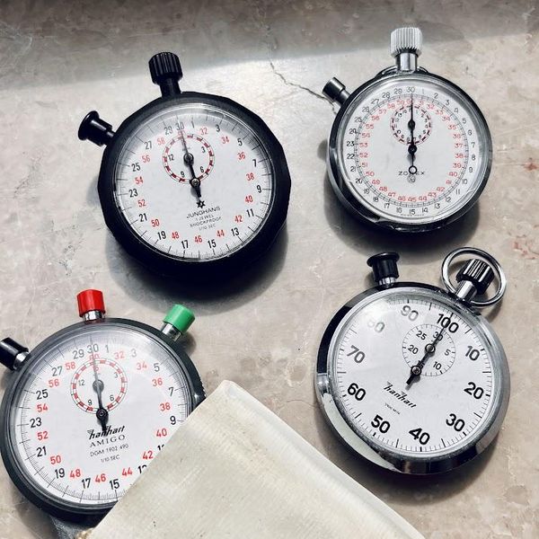 [WTS] Lot - 4 Vintage Stopwatches (Hanhart, Junghans, Zonex ...