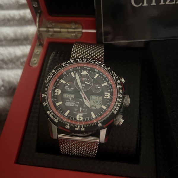 Mens Citizen Red Arrows Skyhawk Limited Edition JY8079-76E ...