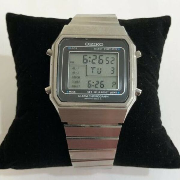 Seiko M421-5000 Quartz Mens Vintage Watch Circa 1984 digital hard to ...