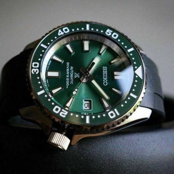 Seiko SKX007 Custom Divers Watch NH36 62MAS Hulk Submariner Mod ...