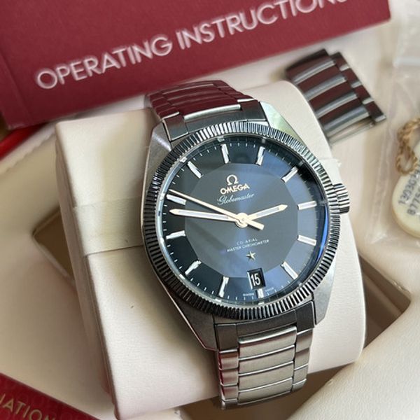 FS: OMEGA Globemaster Master Co-Axial Blue Dial | WatchCharts Marketplace