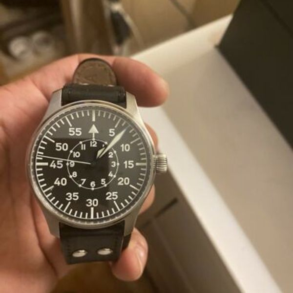 Stowa Klassik Flieger B Sterile Dial (no logo) 40mm ETA Manual Wind ...