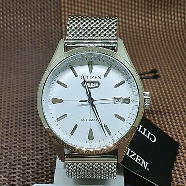 Citizen NH8390-89A C7 Series Automatic Stainless Steel Mesh Band Men's ...