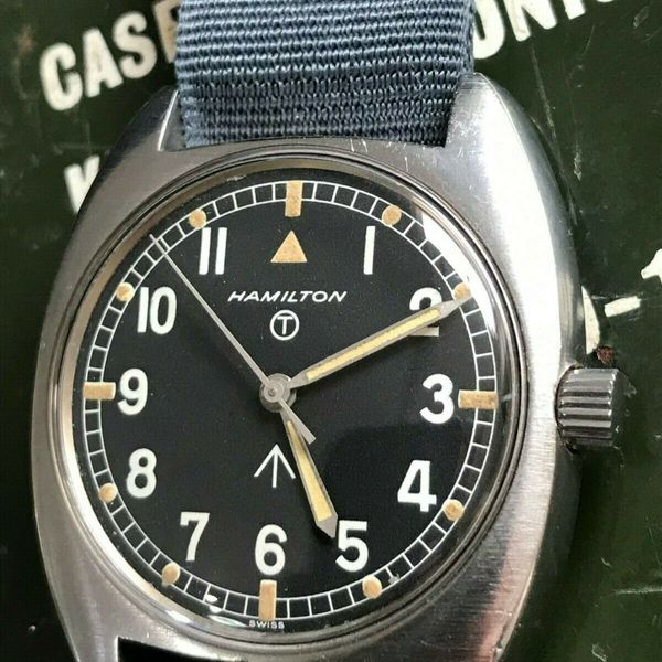Superb - Hamilton W10 British Army issue watch 1975 | WatchCharts ...