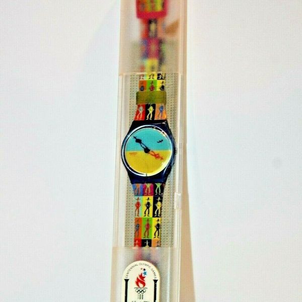 Vintage Swiss Swatch 1996 Lucky Shadow Cowboy Eagle GS105 #52 NIB-NWT ...