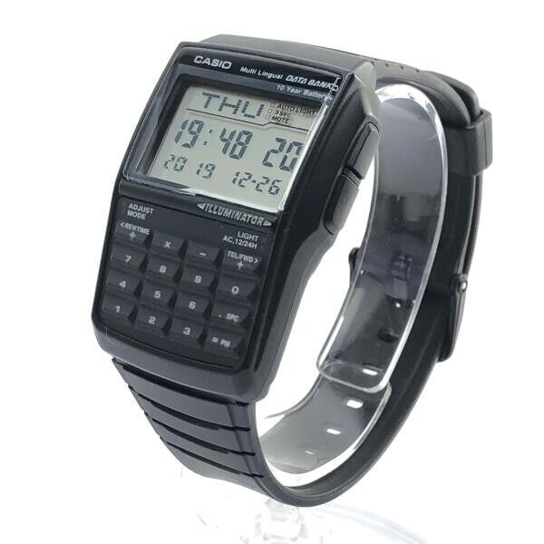 Casio DBC32-1A 25 Page Databank Watch Calculator Illuminator Resin ...