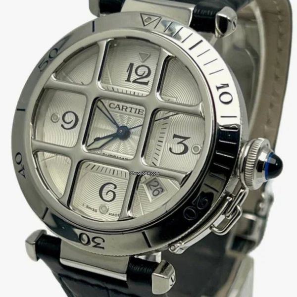 Cartier Pasha Grid 38mm w Box | WatchCharts Marketplace