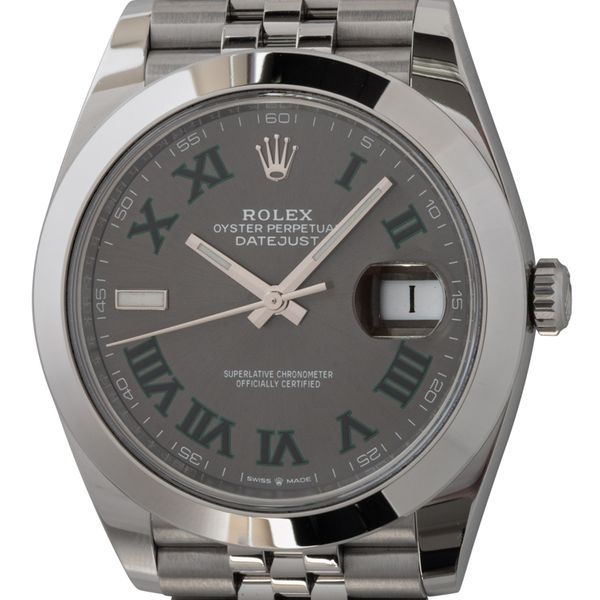 FS: Rolex - Datejust 41 'Wimbledon' : 126300-0014 | WatchCharts Marketplace