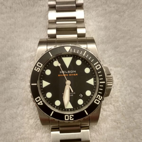 FS: Rare Helson Shark Diver 42 ETA v1 Black | WatchCharts
