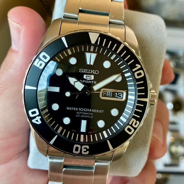 Seiko Sea Urchin SNZF17K1, professionally installed sapphire, unworn ...