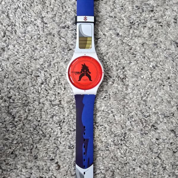 Swatch x Dragon Ball Z vegeta Watch No Box | WatchCharts Marketplace